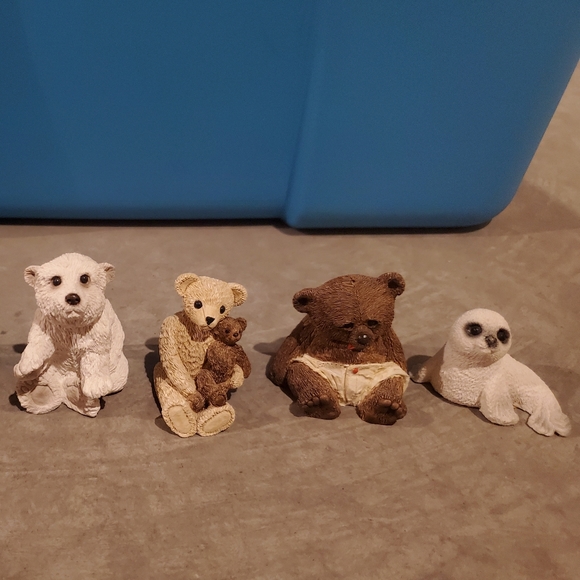 Stone Critters | Accents | Vintage Stone Critters Littles Figurines ...